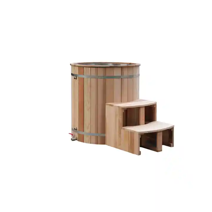 Thermo Hemlock Barrel Cold Plunge – Timber Mountain Custom WoodWorking