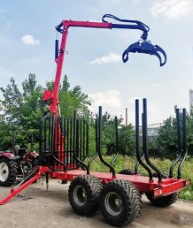 3 Ton Log Hauling/ Clam Trailer- 600lbs. Lift – Timber Mountain Custom ...