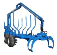 5 Ton Log Hauling/ Clam Trailer- 800lbs. Lift – Timber Mountain Custom ...