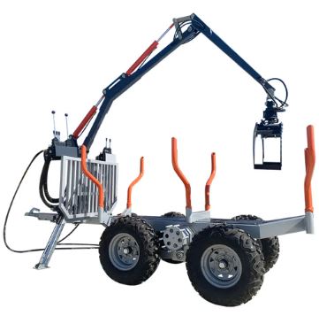 ATV Log Hauling/ Clam Trailer- 1 Ton Capacity. 440lbs. Lift – Timber ...