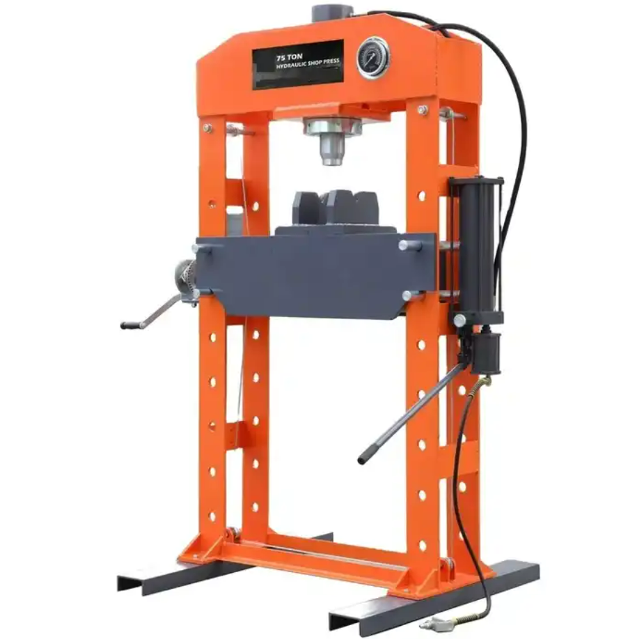 75 Ton Hydraulic Shop Press – Timber Mountain Custom WoodWorking