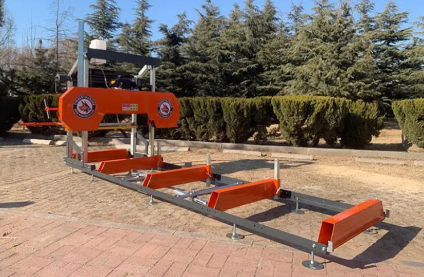 26" Portable Sawmill - 14' Track Extensions and Trailer Kit Available ...