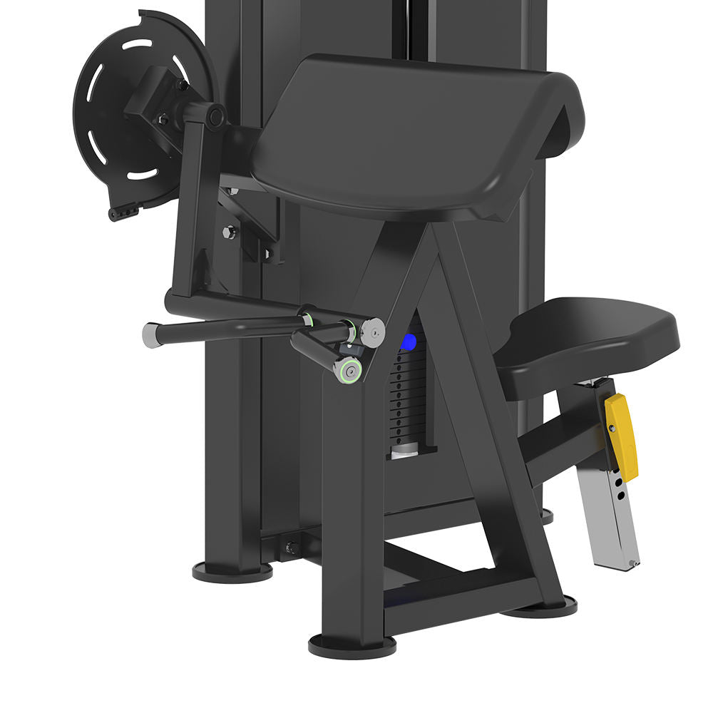 Seated Biceps & Triceps Curl Machine – Timber Mountain Custom WoodWorking